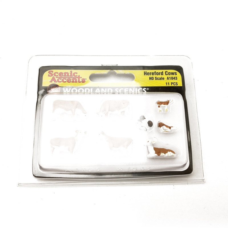 Wholesale Woodland Scenics HO Scale Hereford Cows - Detailed Model ...