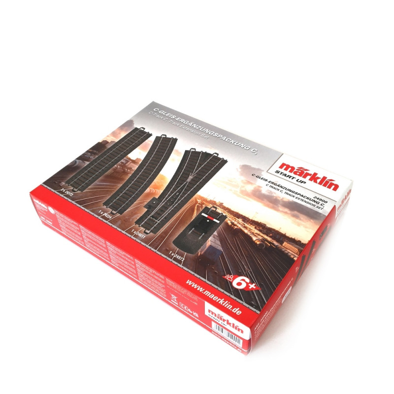 Rail Marklin voie type C système 3 rails en HO