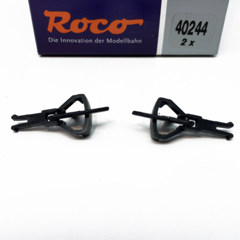 2 attaches crochet NEM HO ROCO 40244 modelisme ferroviaire neuf
