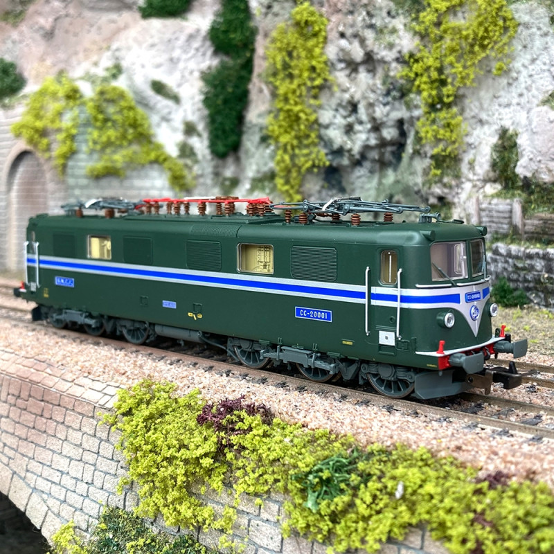 Locomotive CC 20001 SNCF Ep IV digital son -HO 1/87- PIKO 96587