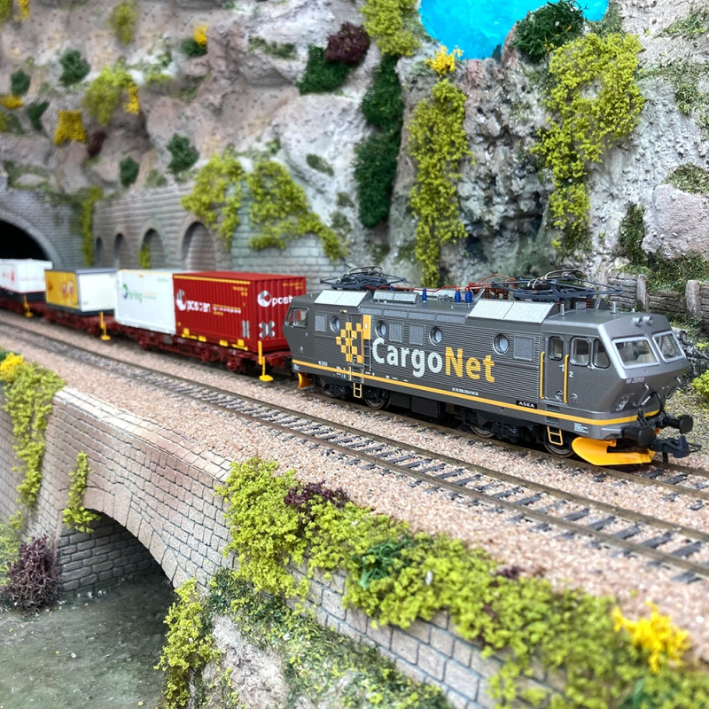 Convoi locomotive EL16 "CargotNet" + 3 wagons NSB , Ep VI - ROCO 61488