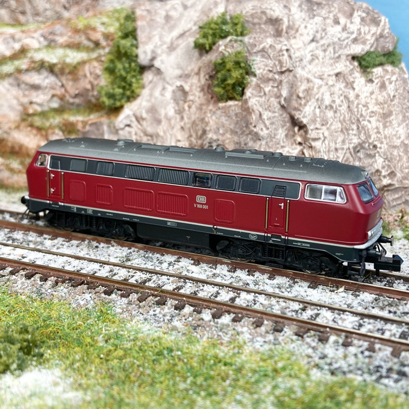 Locomotive diesel V 169 001 DB , Ep IIII, digital son - MINITRIX 16276