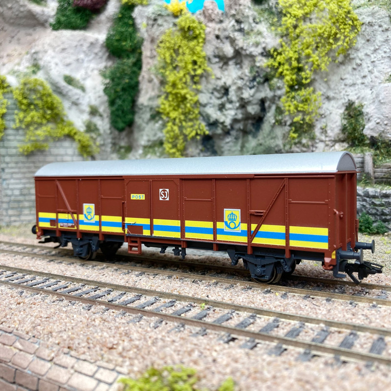 Wagon couvert DV 30 F, "Royal mail", SJ, EP IV - MARKLIN 47365