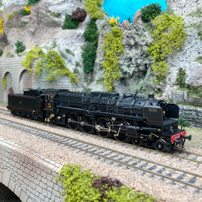Locomotive vapeur 241-004 Est série 13 "Edelweiss", Ep II digital son ...