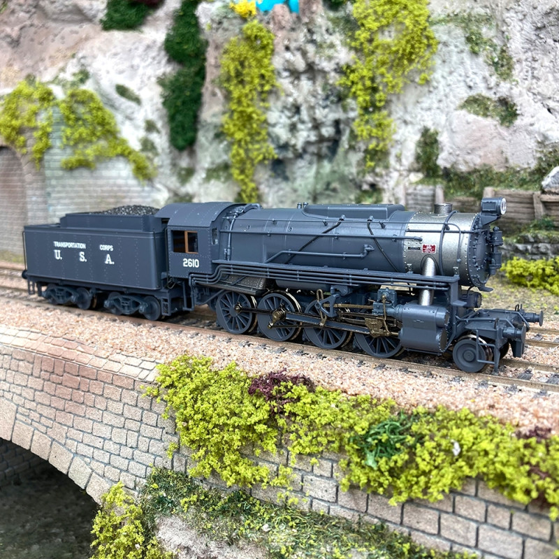 Locomotive vapeur S 160 2610 USATC "United States Army Transportation ...