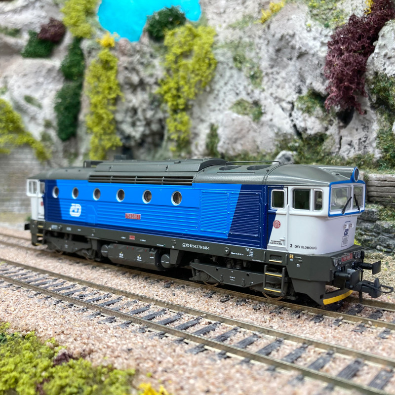 Locomotive diesel classe 754 046-1, CD, Ep VI, Digital Son - ROCO 71024 ...
