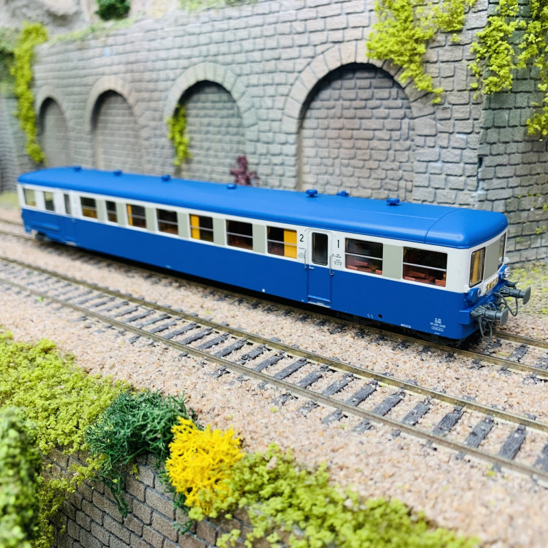 Remorque unifiée XR ABD 8285 DIJON, SNCF, Ep IV-V - REE VB-448AC - HO 1/87