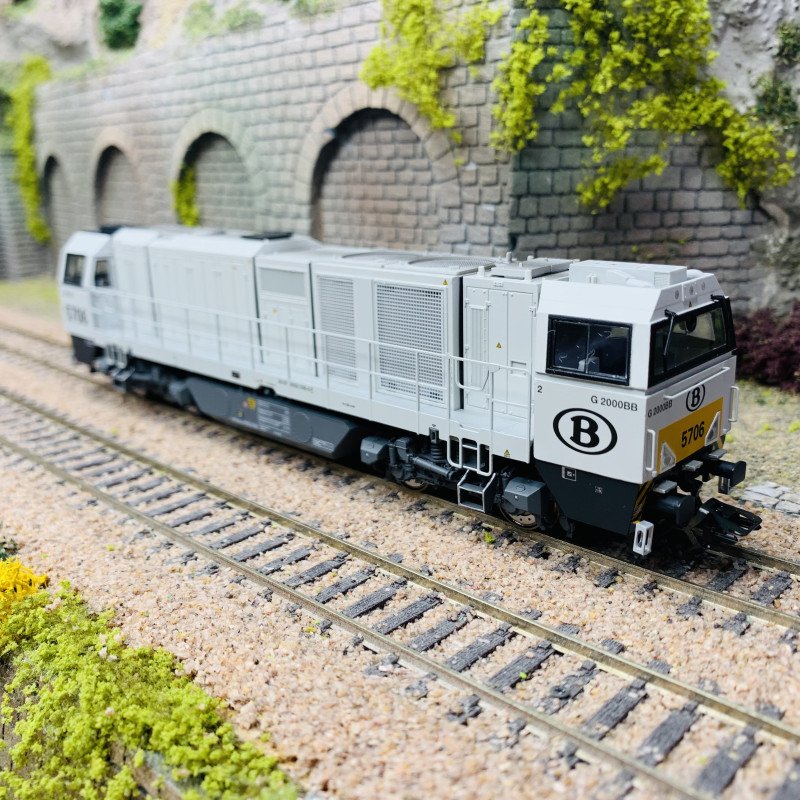 Locomotive diesel Vossloh G 2000 BB, SNCB, Ep VI, digital son 3R - HO 1 ...