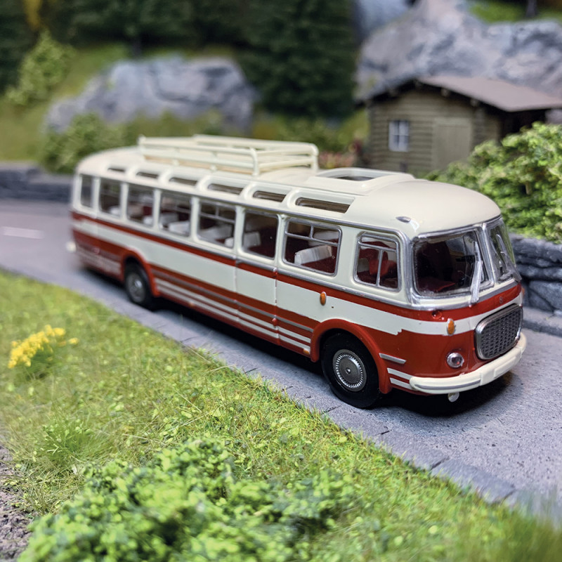 Autobus Skoda 706 RTO Jelcz 043 Beige / Rouge - Starline Models 58237