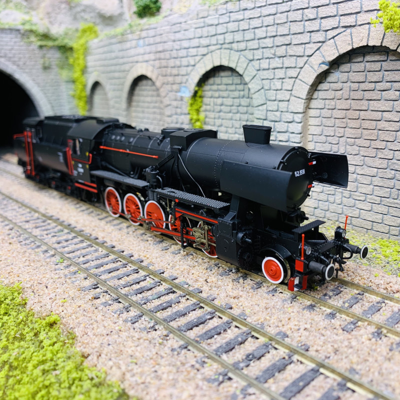 Locomotive à vapeur 52.1591, ÖBB, Ep III - IV, Digital son - ROCO 70048 ...