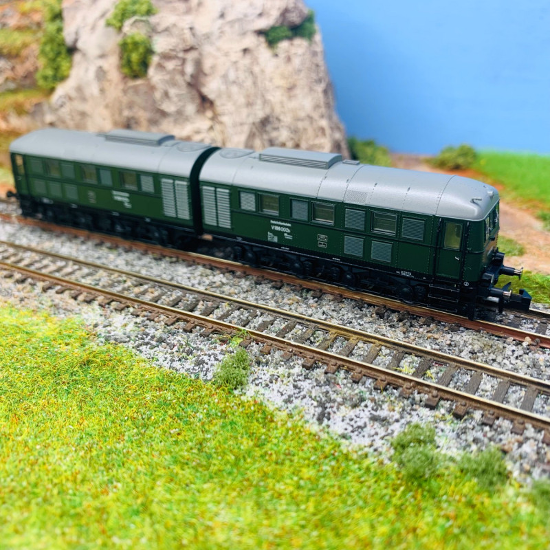 Locomotive double diesel-électrique V 188 002, DG, Ep III, Digital son ...