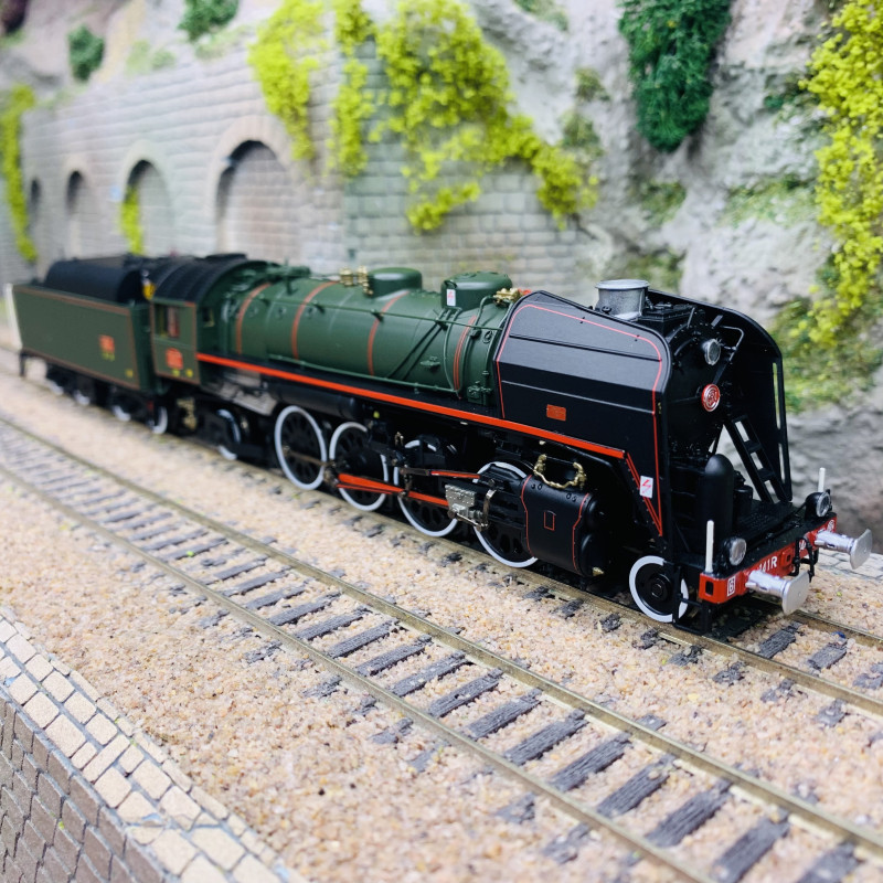 Locomotive vapeur 141 R 1244 fuel, Sncf, Ep V - JOUEF HJ2433 - HO 1/87