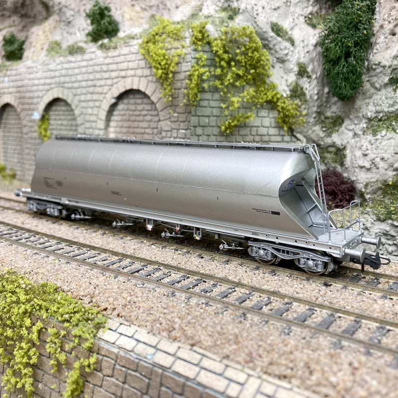 Wagon silo Uacs, transport de fines particules, ÖBB - ROCO 6600052