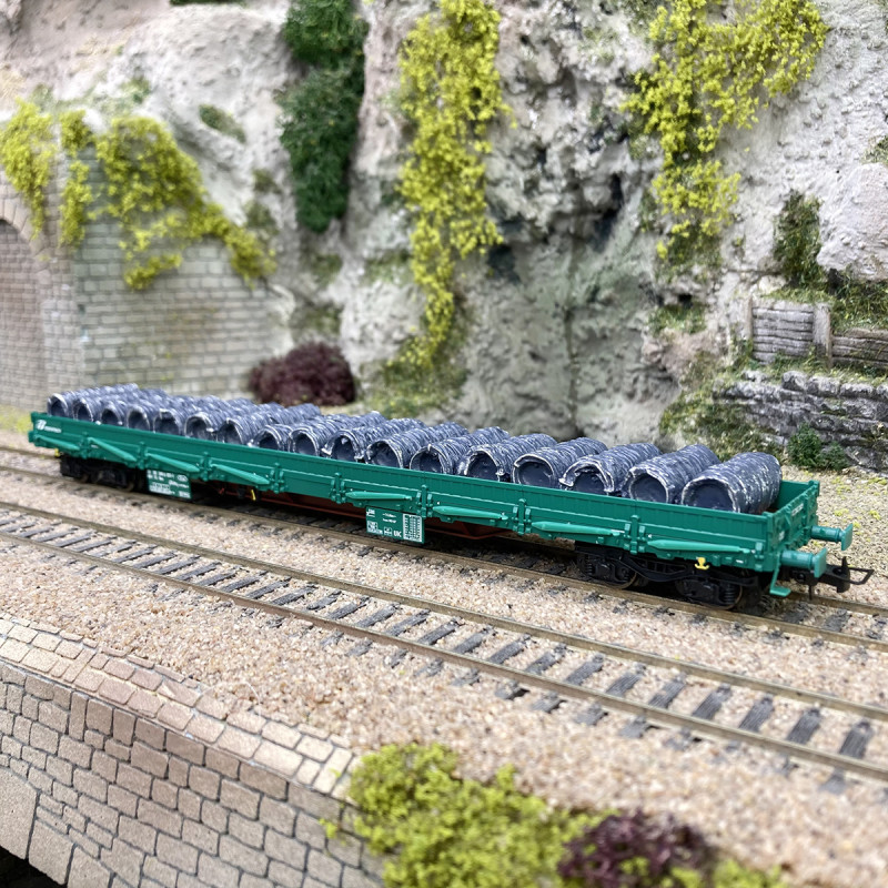 Wagon plate forme à ranchers, Res, FS - Rivarossi HR6553