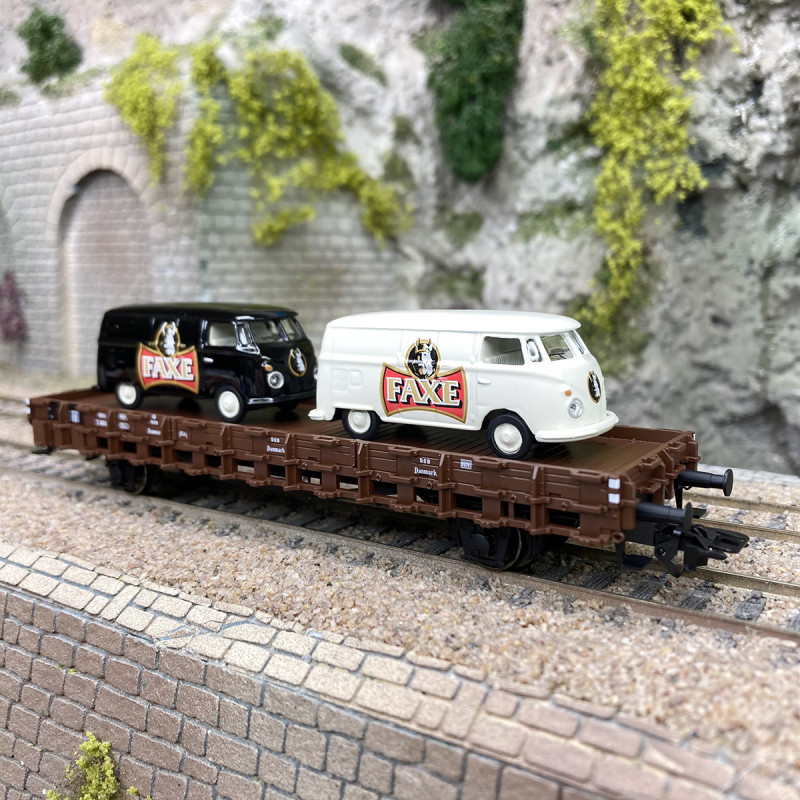 Wagon Plat à ranchers TF, DSB - MARKLIN 45080