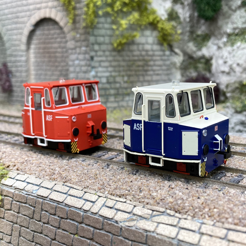 2 locotracteurs diesel de manœuvre ASF, DB AG - RIVAROSSI HR2971D