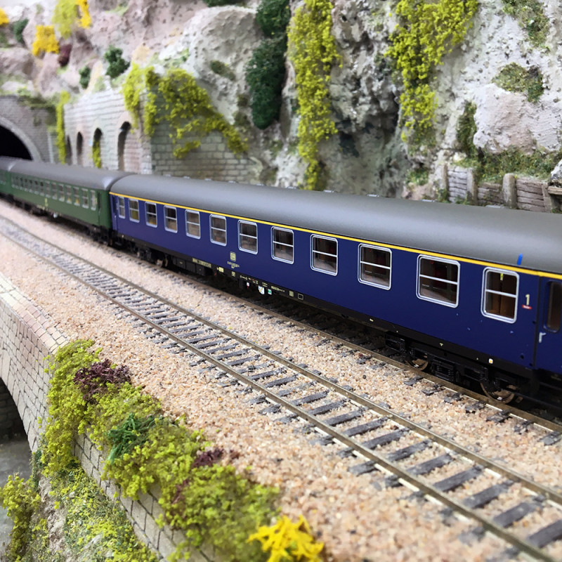 Coffret 3 voitures ligne D 377, DB, Ep IV - ROCO 6200051 - HO 1/87