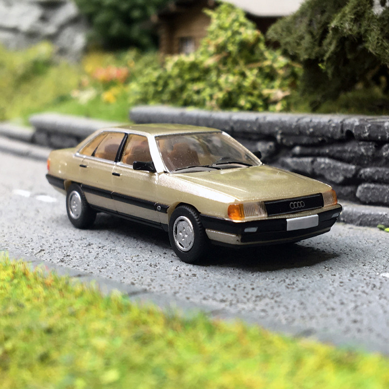 Audi 100 C3, Beige, 1982 - PCX870438 - HO 1/87