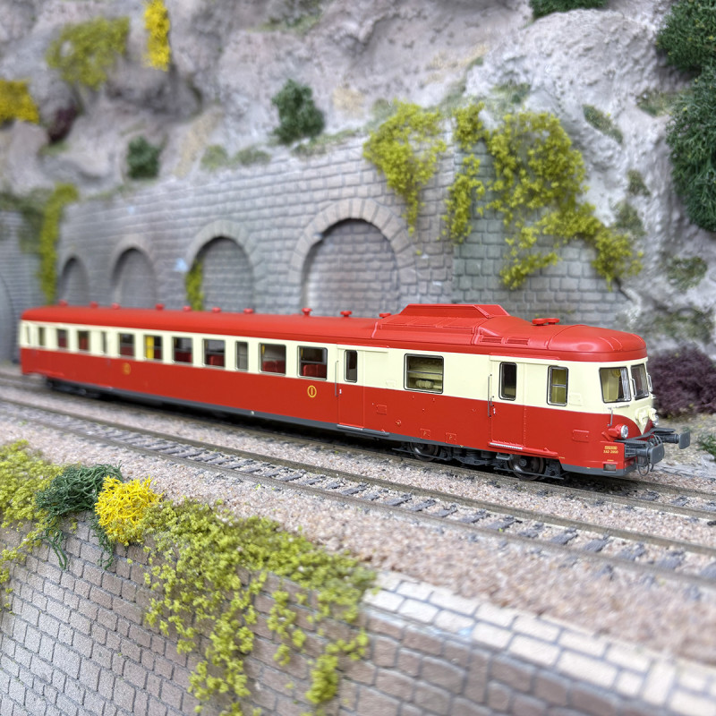 Autorail X 2900 jupé, toit rouge "Toulouse", Sncf - REE MB-231S