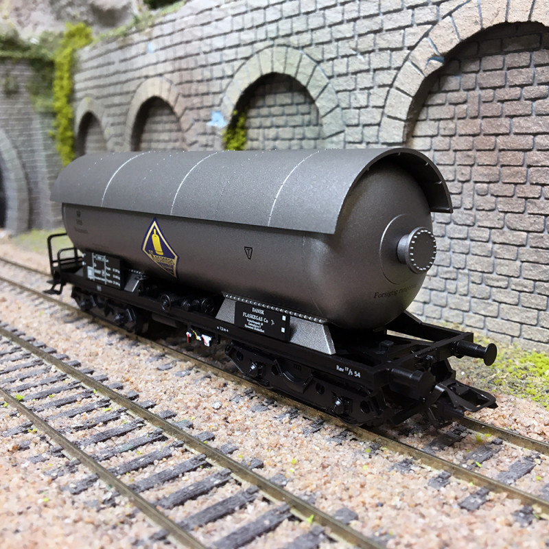 Wagon citerne à gaz type ZE, DSB, Ep. III - MARKLIN 46464 - HO 1/87