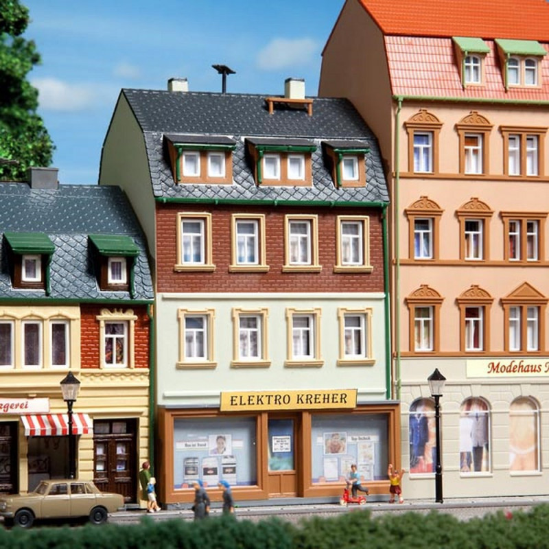 Maison de ville avec commerce Auhagen 12252 ho/tt modélisme ferroviaire