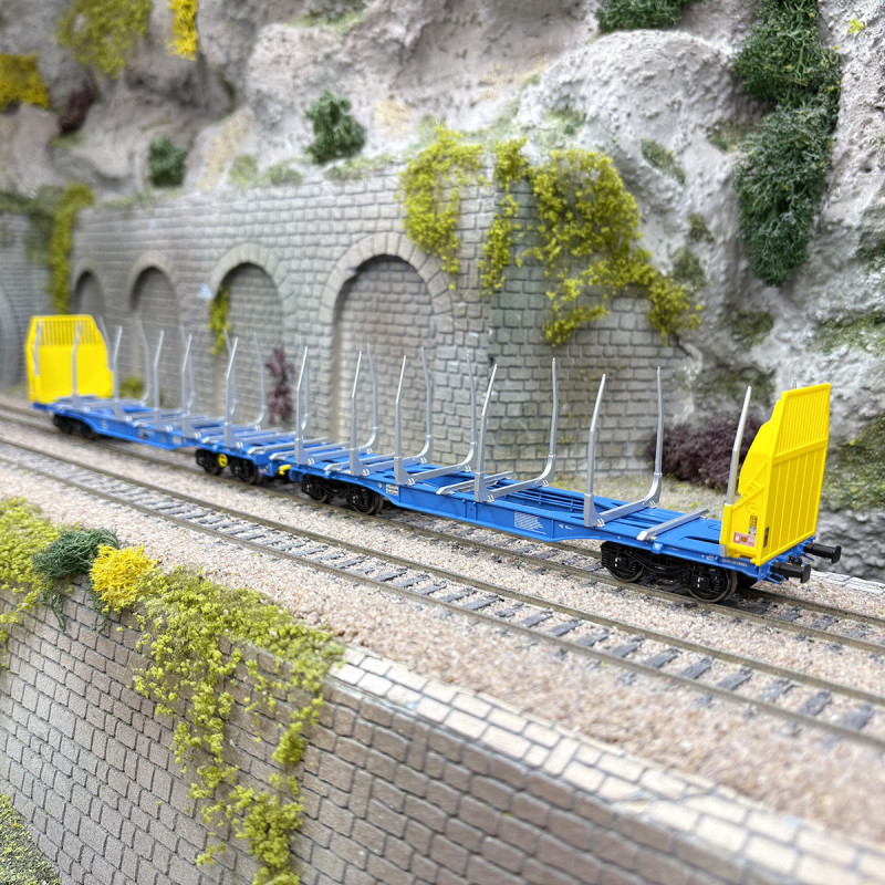 Wagon double plat à ranchers Sggmrrs, InnoFreight - BRAWA 50803