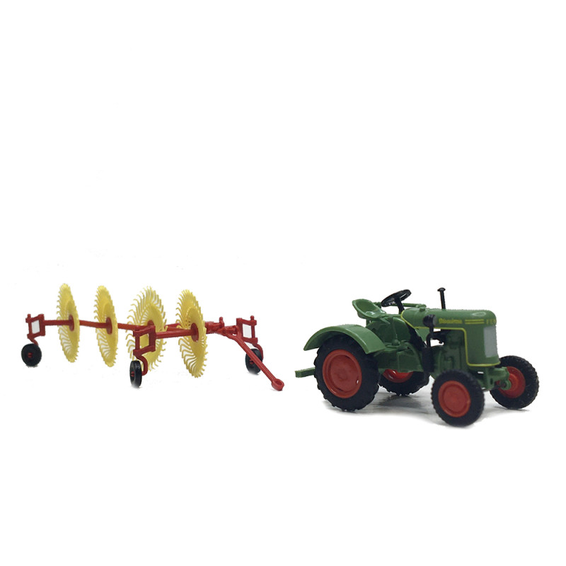 Fendt F15, Dieselross, avec araignée Bautz BS4 - BUSCH 54155 - HO 1/87