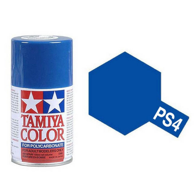 Bleu Polycarbonate Spray de 100ml-TAMIYA PS4 modelisme