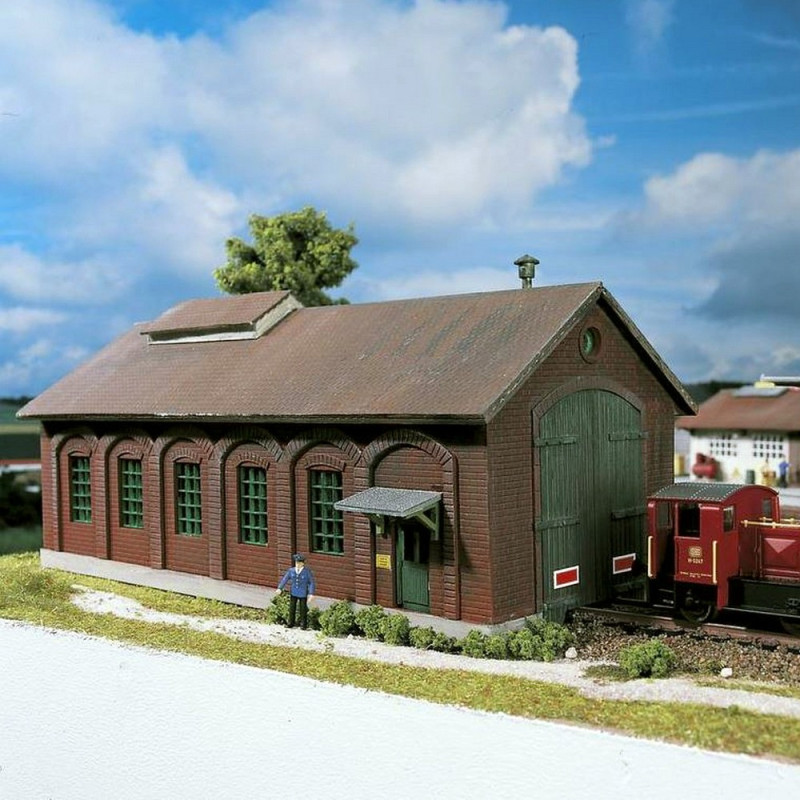 Remise à Locomotives-HO 1/87-PIKO 61823 modélisme diorama